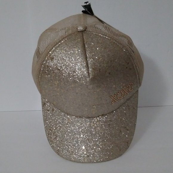 XOXO | Accessories | Xoxo Glitter Gold Baseball Hat | Poshmark